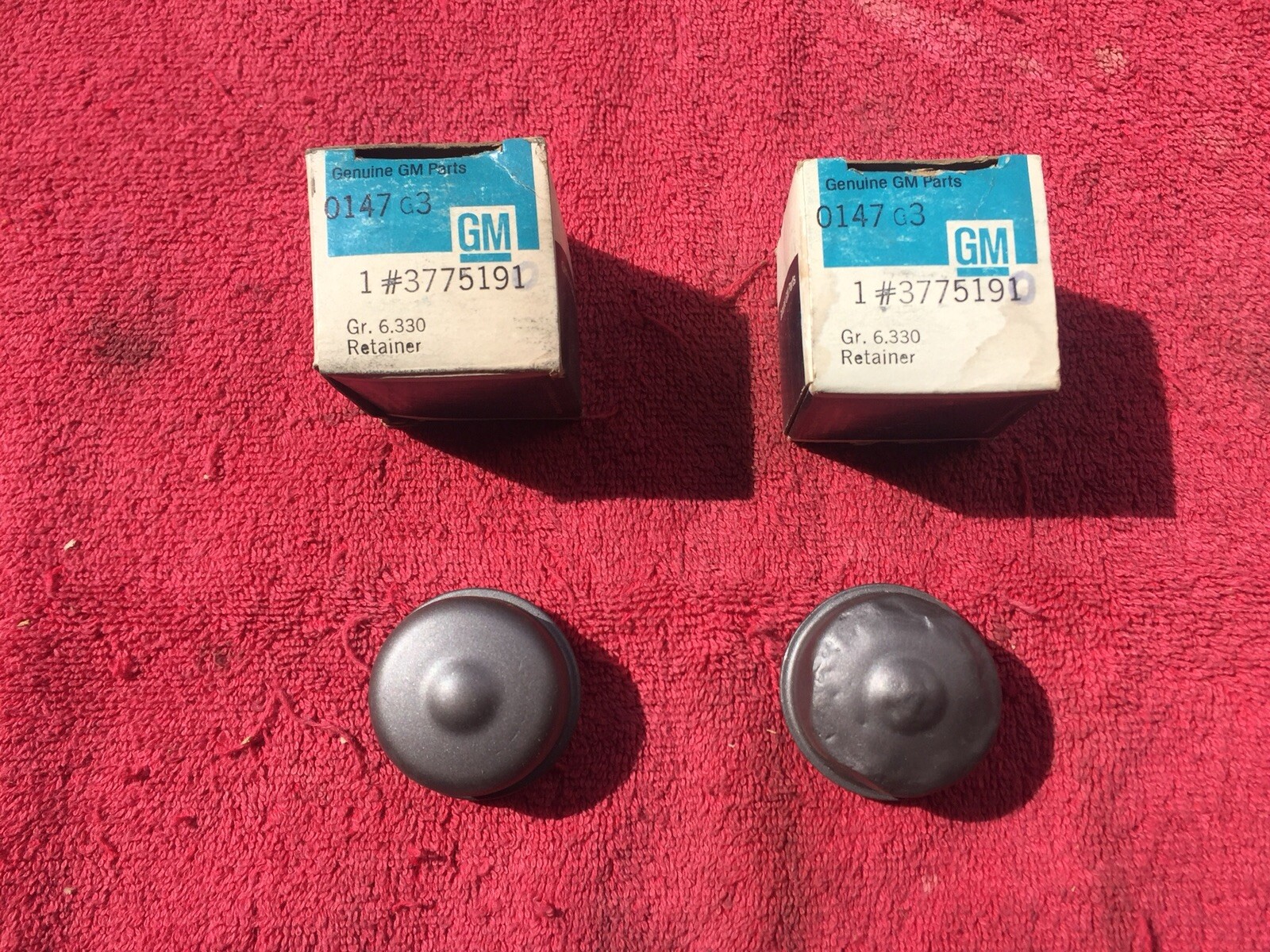 1961 - 72 Buick Chevy Olds Pontiac NOS Dust Cap Retainers in GM Boxes ...