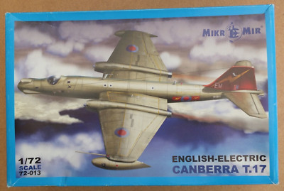 MIKRO MIR 72013 - RAF ENGLISH ELECTRIC CANBERRA T.17 - 1/72 SCALE MODEL ...