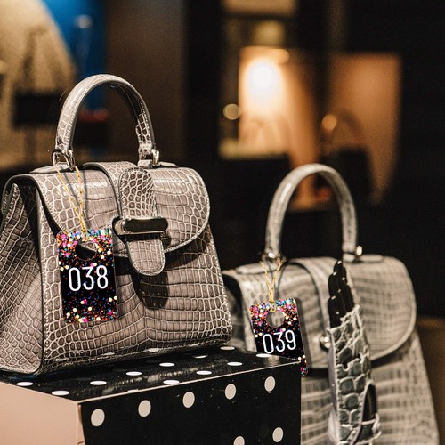 100 Pieces Live Plastic Number Tags, Consecutive Reusable Normal and ...