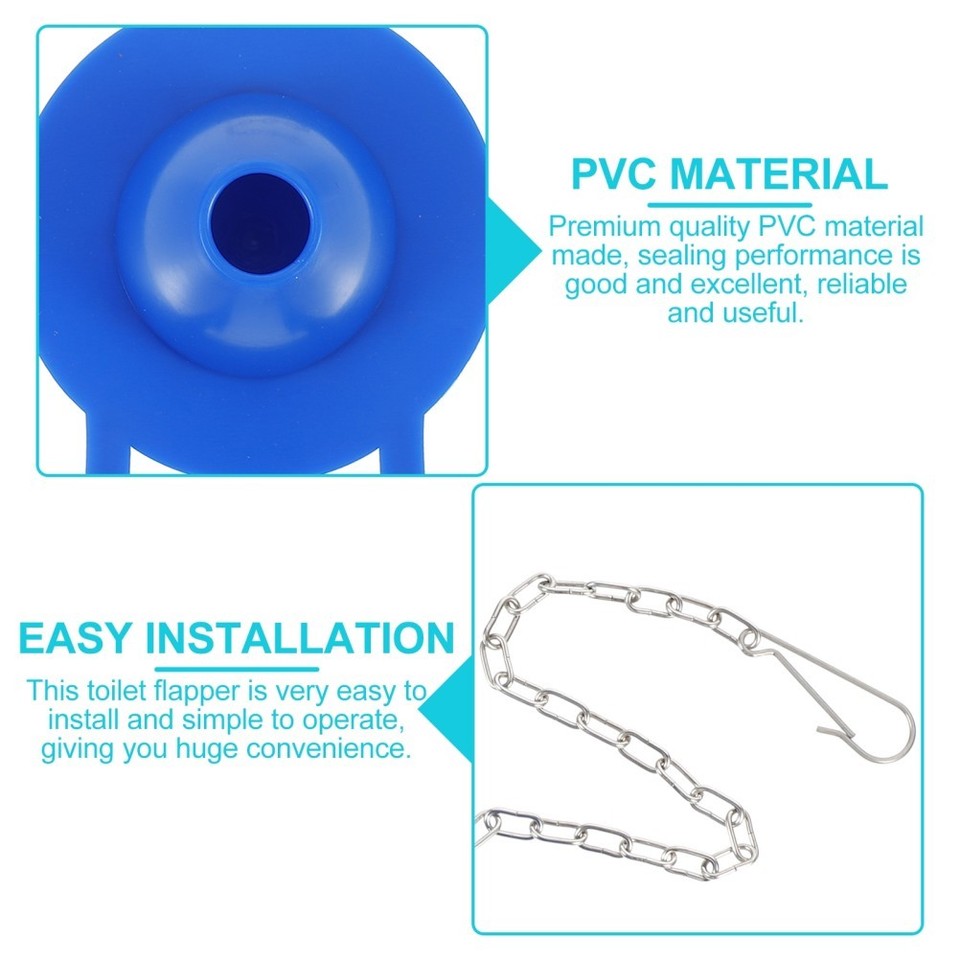 2 Pcs Adjustable Toilet Flapper rubber toilet flapper toilet bowl ...