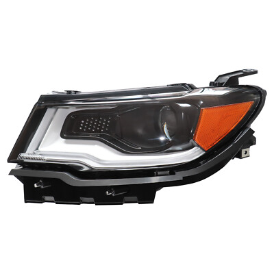 Headlight HID Xenon Left Driver Side Fits for 2017-2021 Jeep Compass ...