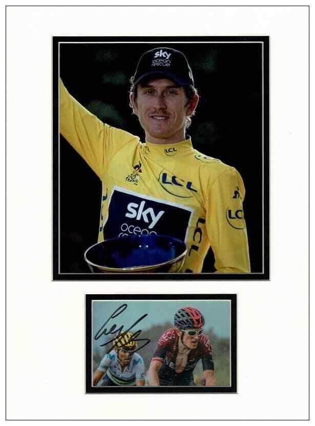 Geraint Thomas Autograph Signed Photo Display Collector Approved | eBay UK