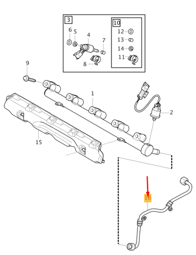 VOLVO V60 MK1 Fuel Pipe 32140129 NEW GENUINE | eBay