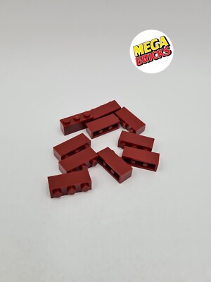 LEGO LOT 10 X BRICK 1X3 DARK RED REF 3622 / 6264025 *NEUF* | eBay