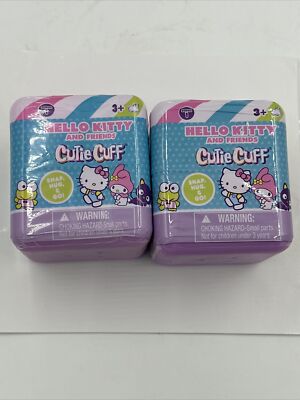 2 HELLO KITTY Sanrio CUTIE CUFF Friends Steering Wheel Buddy SURPRISE ...