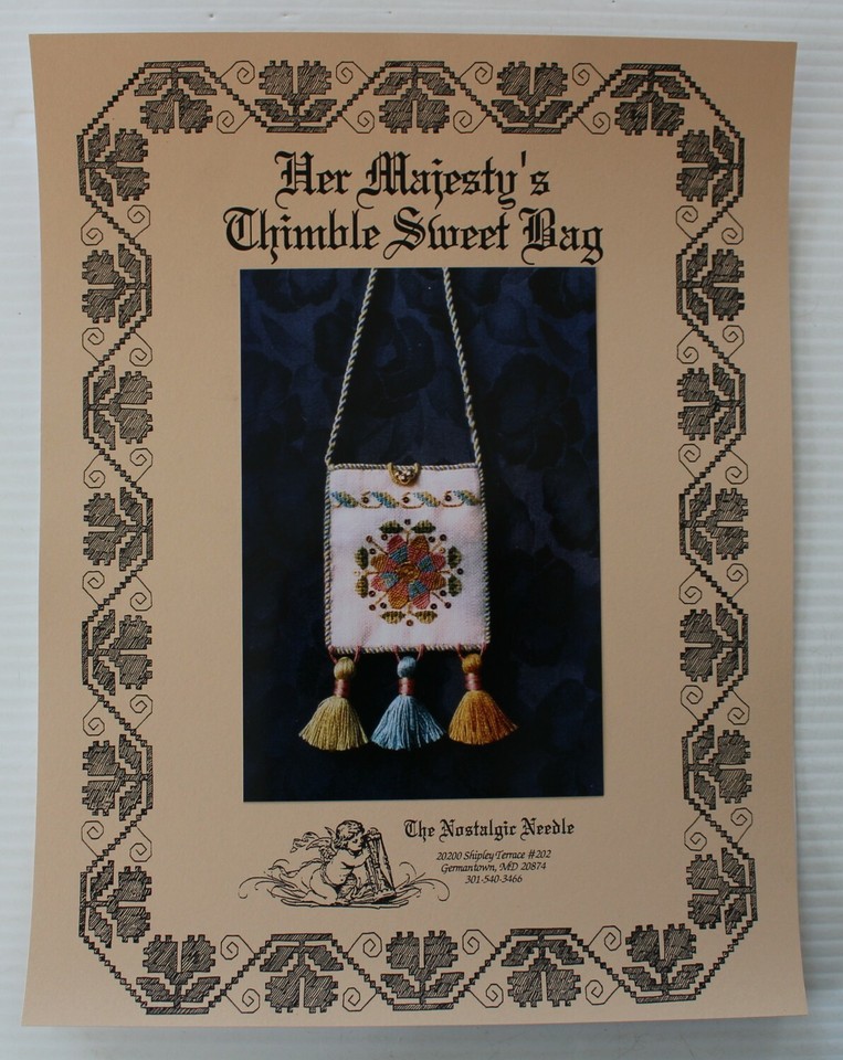 Her Majesty's Thimble Sweet Bag - by Nostalgic Needle | eBay