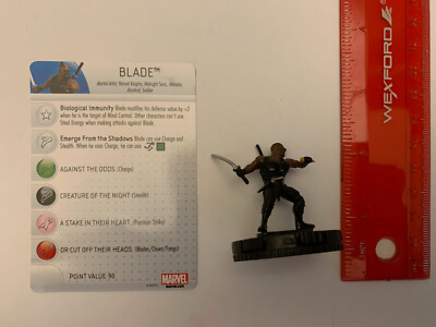 HeroClix - Marvel - LE Promo- Blade w/ Card - WK M15-012 | eBay