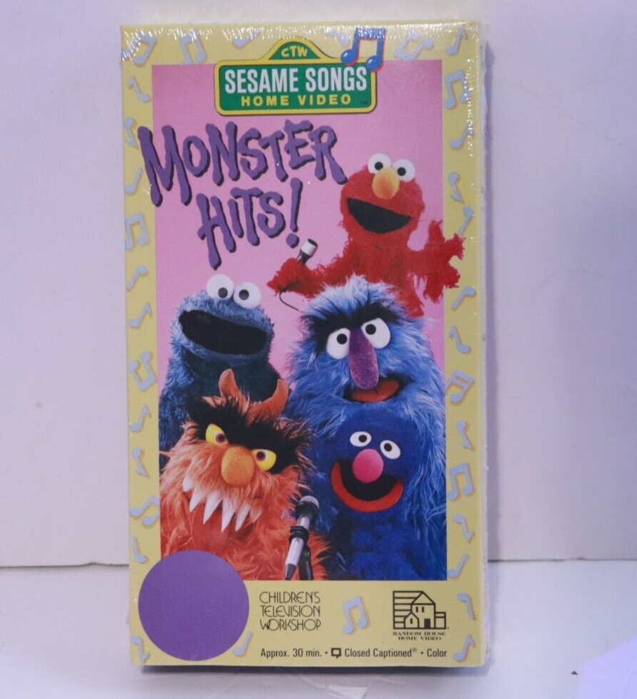 Sesame Street Monster Hits Vhs