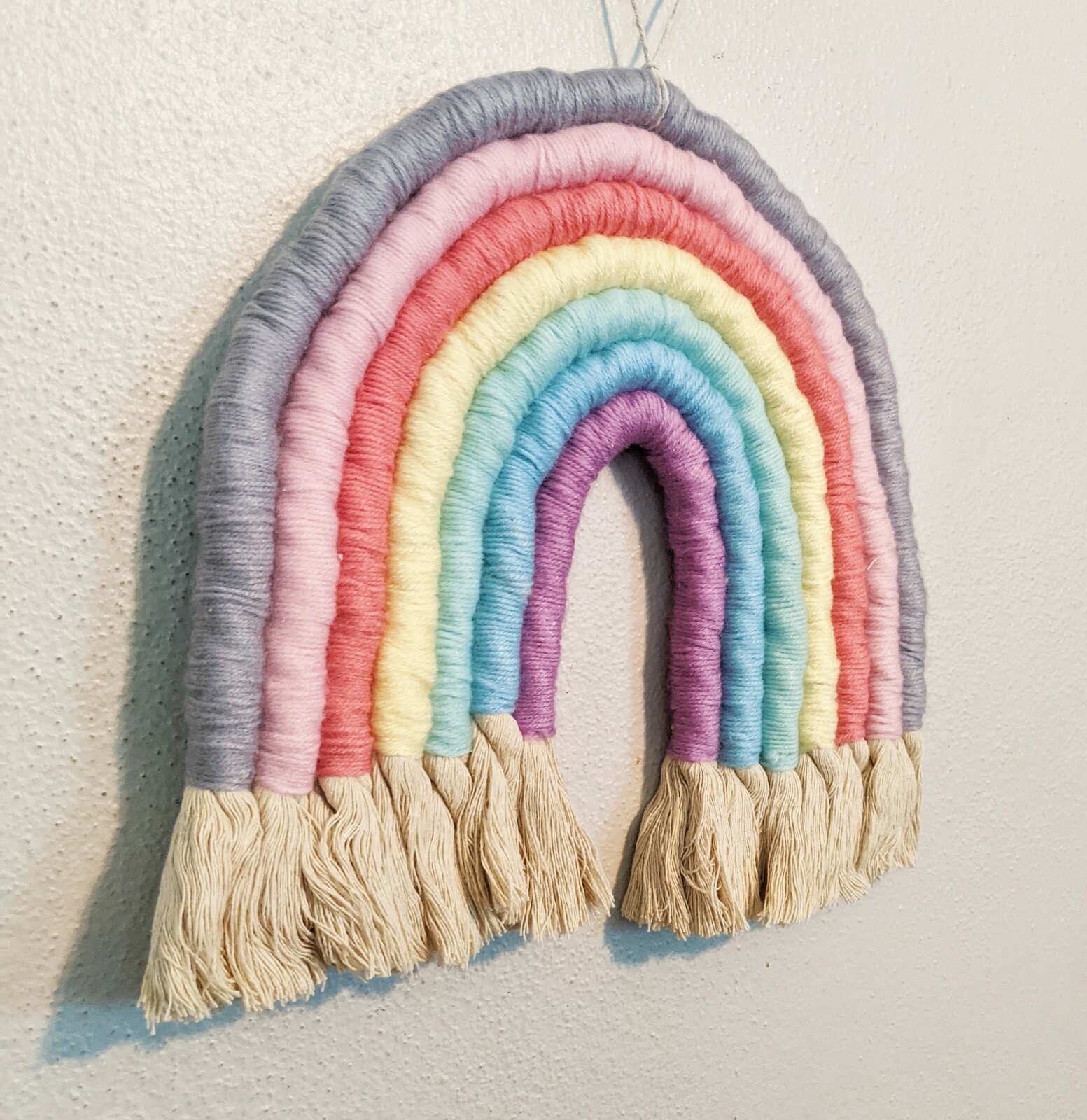 SALE Large Macrame Rainbow Bedroom Nursery Kid Room Tapestry Tassel ...