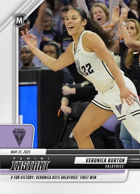 2025 PANINI INSTANT WNBA #22 VERONICA BURTON - PRINT RUN 243 | eBay