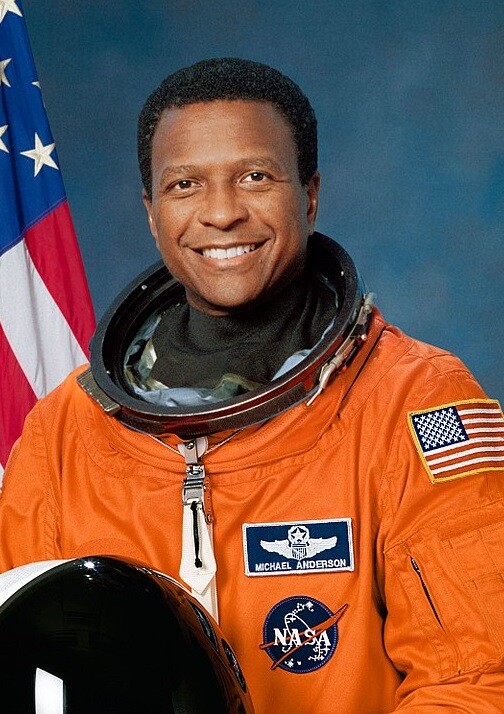 MICHAEL P ANDERSON *2X3 FRIDGE MAGNET* NASA ASTRONAUT AIR FORCE SPACE ...