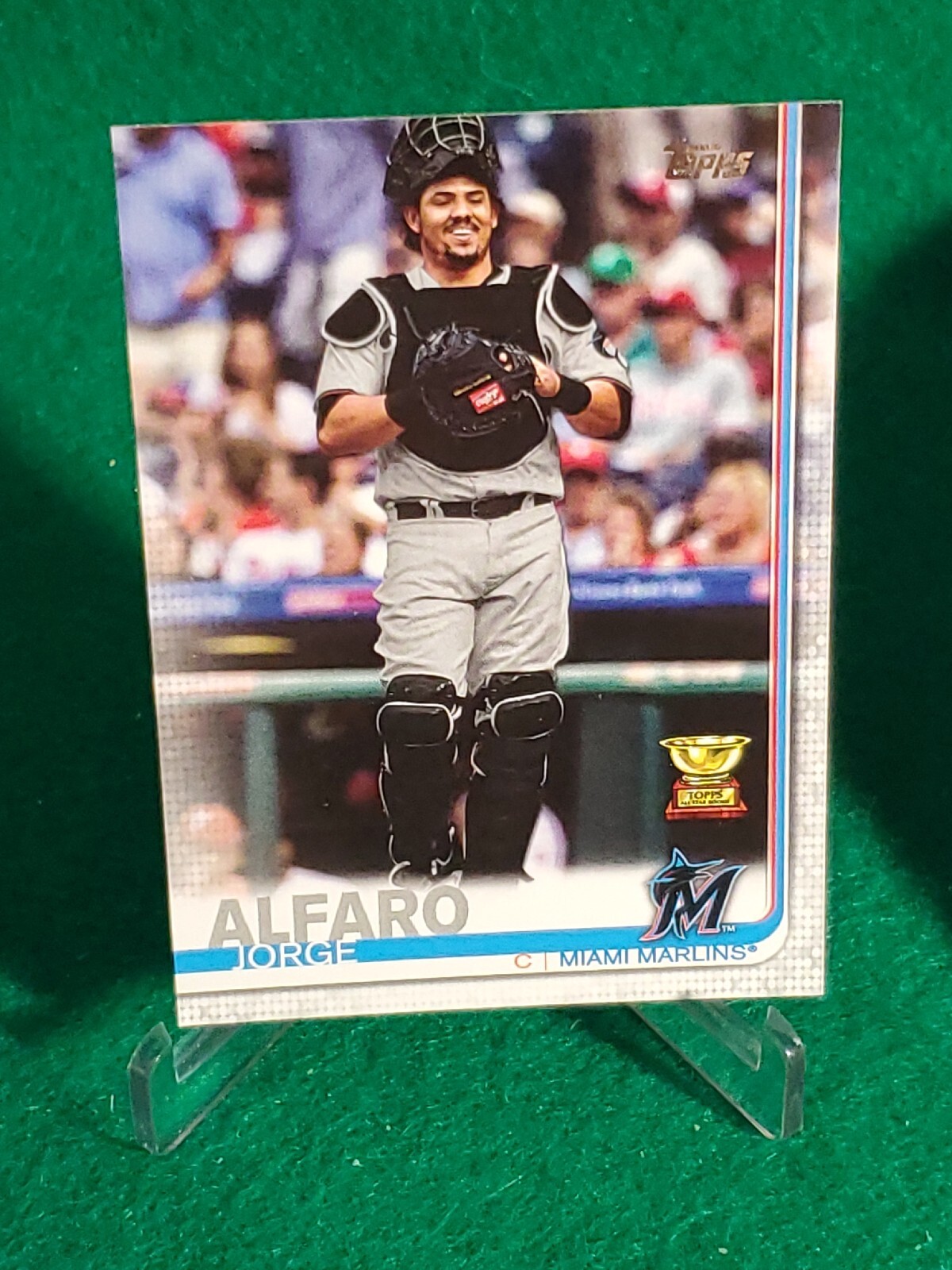 2019 Topps Series 2 #451 Jorge Alfaro Miami Marlins All-Star Rookie Cup ...