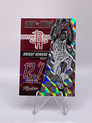 Dwight Howard 2015-16 Panini Prestige Stat Stars #1 FHOF Checkerboard ...