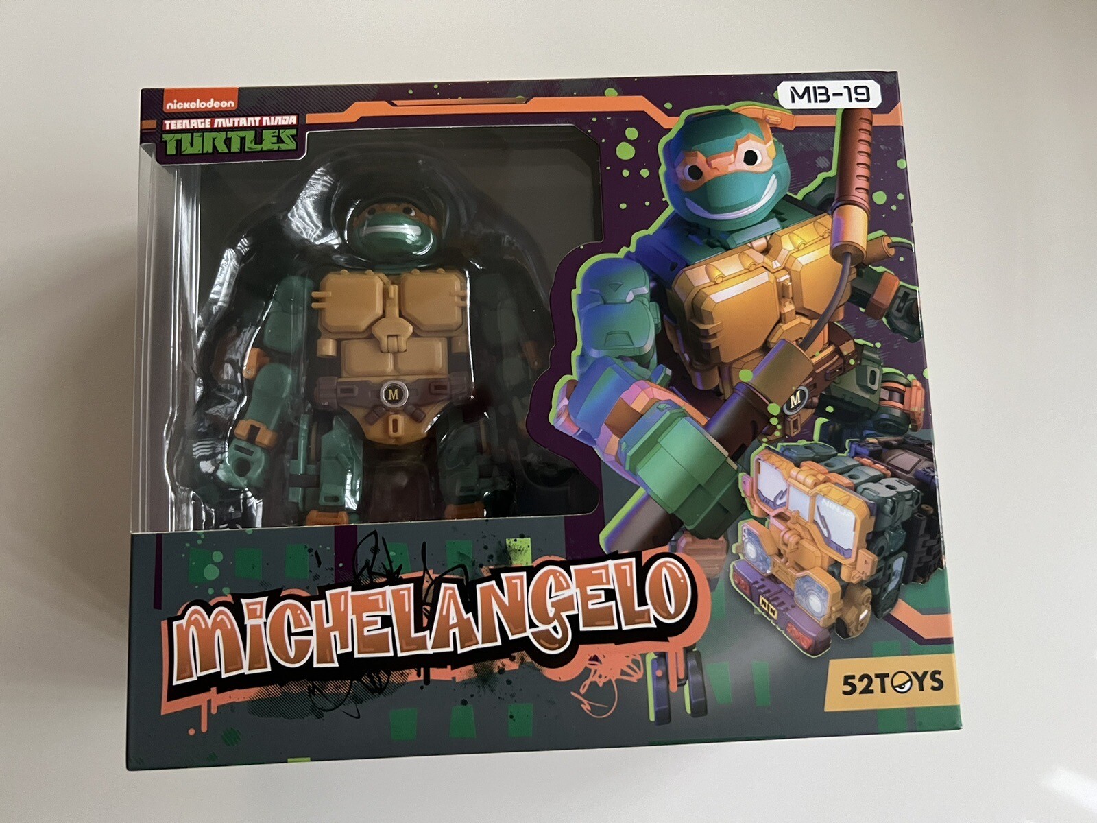 52Toys Teenage Mutant Ninja Turtles TMNT MegaBOX MB-19 MICHELANGELO ...