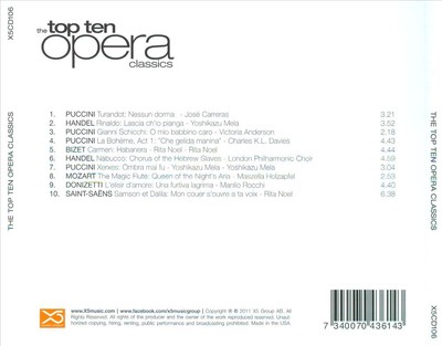 VARIOUS ARTISTS TOP TEN OPERA CLASSICS NEW CD 7340070436143| eBay