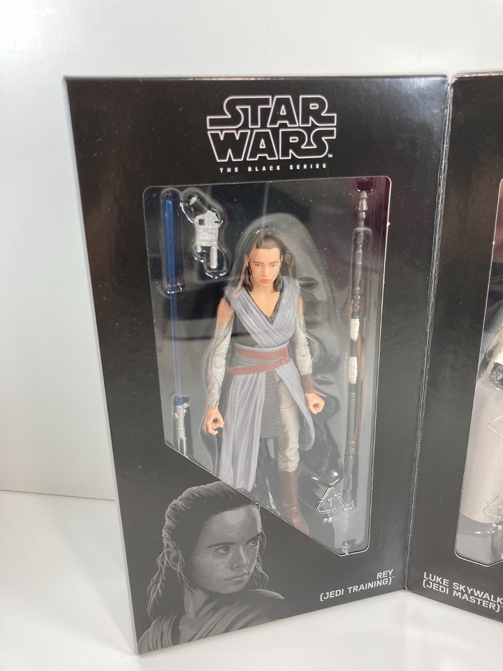Star Wars Black Series Luke Skywalker Jedi Master & Rey Training SDCC ...