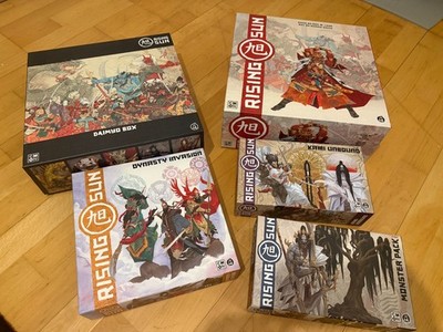 Rising Sun Board Game and Expansions + Kickstarter Exclusive Playmat ...