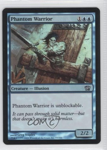 Phantom Warrior Foil Magic: 8th Edition #93 2003 1i3 | eBay