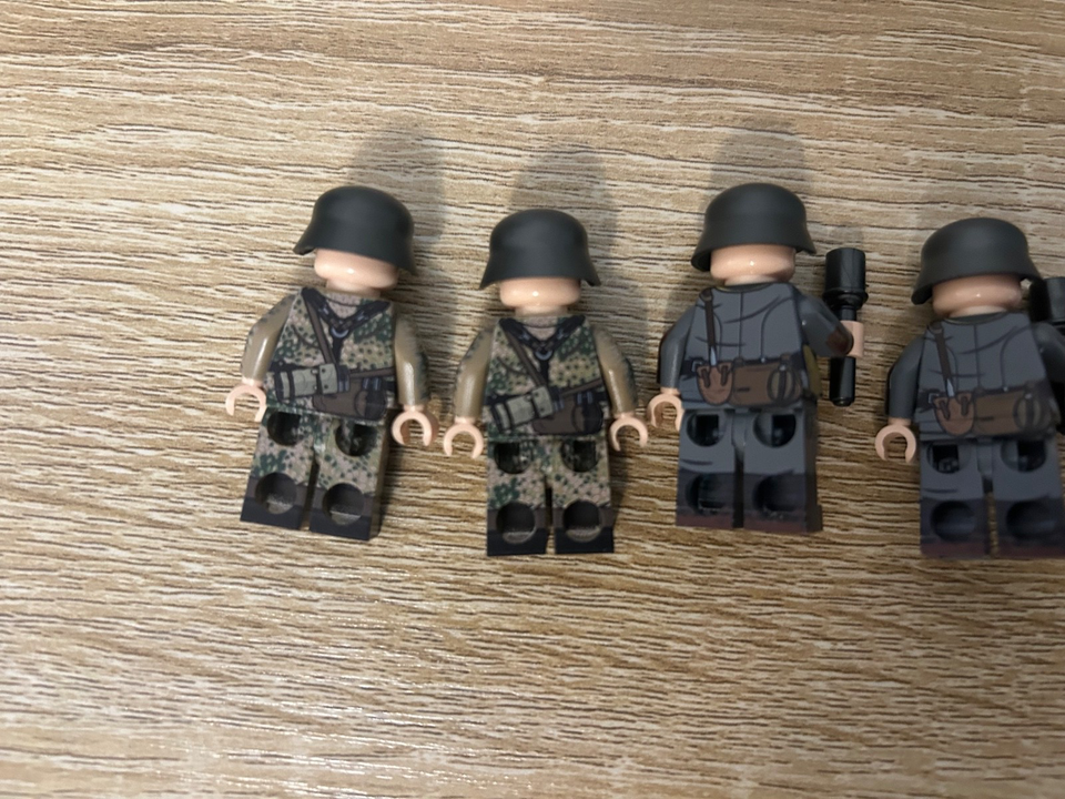 United bricks Lot of 5 German dot 44 and infantry Minifigures (Like ...