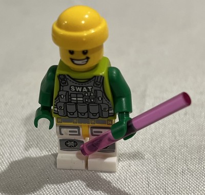 Lego Police Officer SWAT Crew Sheriff Task Force Authentic Minifigure ...