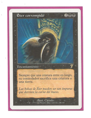 TAINTED AETHER Spanish Magic NM 7th Edition Eter Corrompido MTG | eBay
