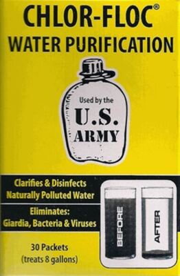 Chlor Floc US Military Water Purification | eBay