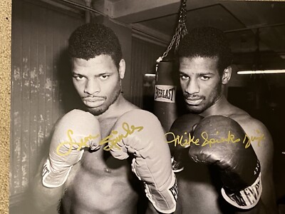 LEON & MICHAEL SPINKS Boxing Champion Signed 11x14 Photo Autographed ...