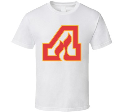 Atlanta Flames Logo Retro Hockey WHA T Shirt | eBay