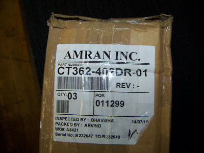 Amran Current Transformer LVCT 4000/3000:0.4 6.5" CT362-402DR-01 ...