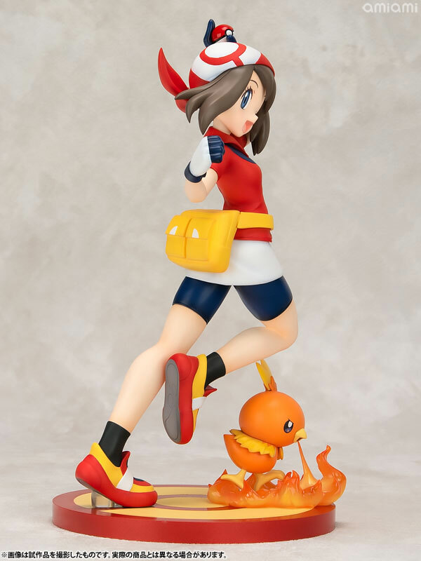 Pokémon Ruby and Sapphire May with Torchic 1/8" 7.7" Figure Artfx J ...
