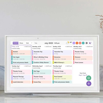 SKYLIGHT CALENDAR SKY LIGHT FRAME DIGITAL FAMILY ORAGNIZER CHORES SMART ...