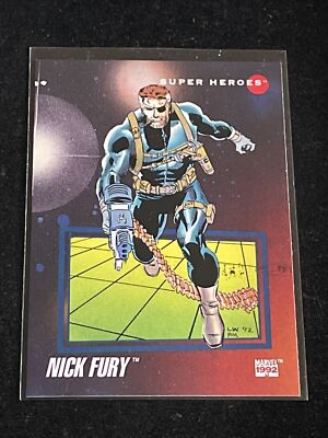 Nick Fury 1992 Marvel Universe Series 3 Base Impel Trading Card #40 | eBay