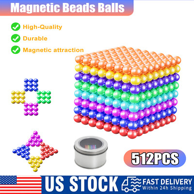 512Pcs Building Blocks Balls Fidget Desk Toy Office Fidget Game Gifts ...