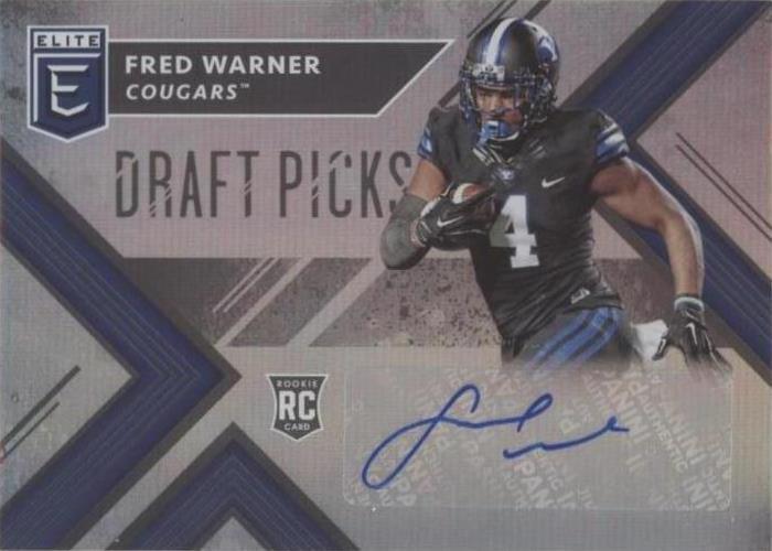 2018 Panini Elite Draft Picks - Draft Picks Fred Warner #226 Autographs ...
