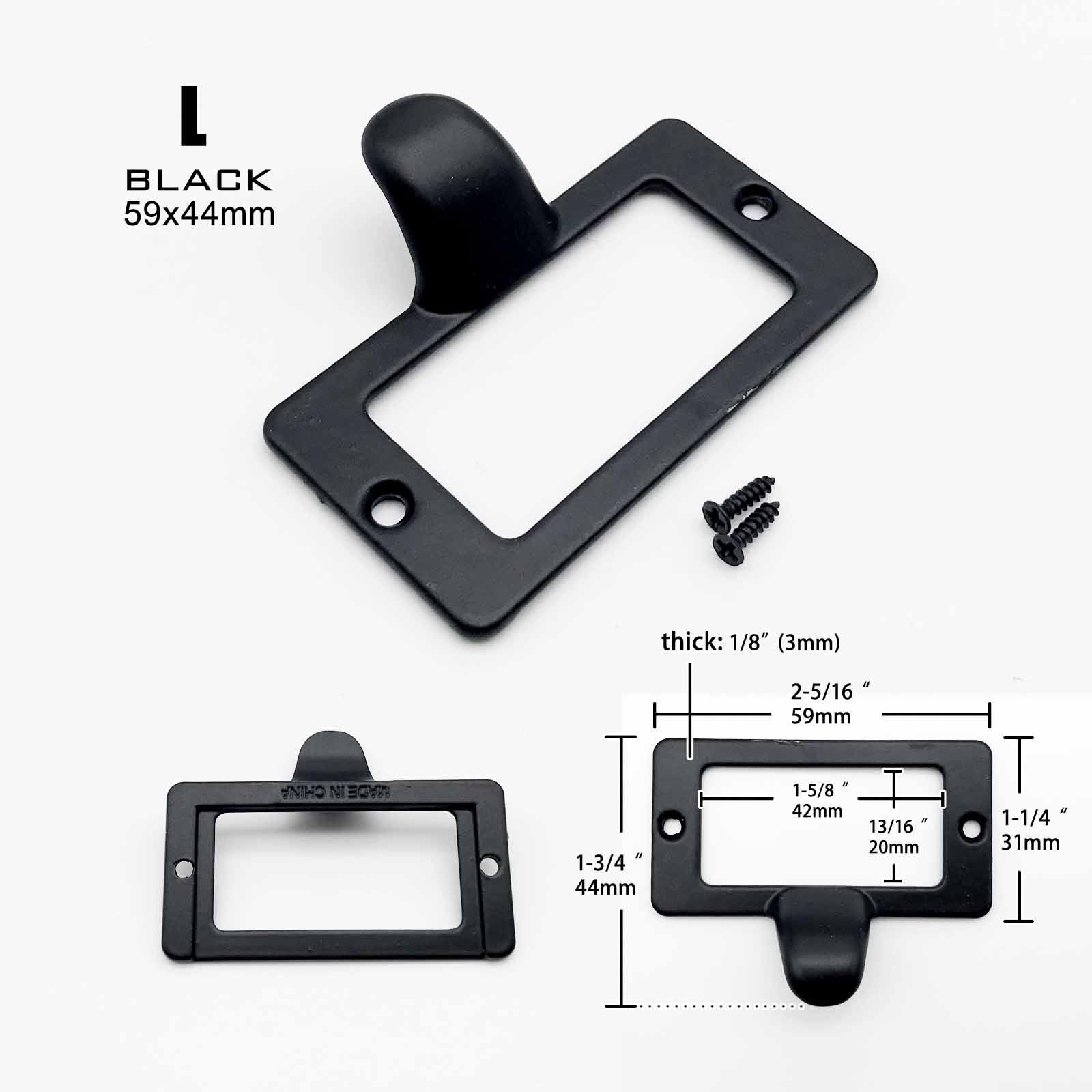 File Cabinet Drawer Label Pull Chest Cupboard Tag Name Card Frame ...