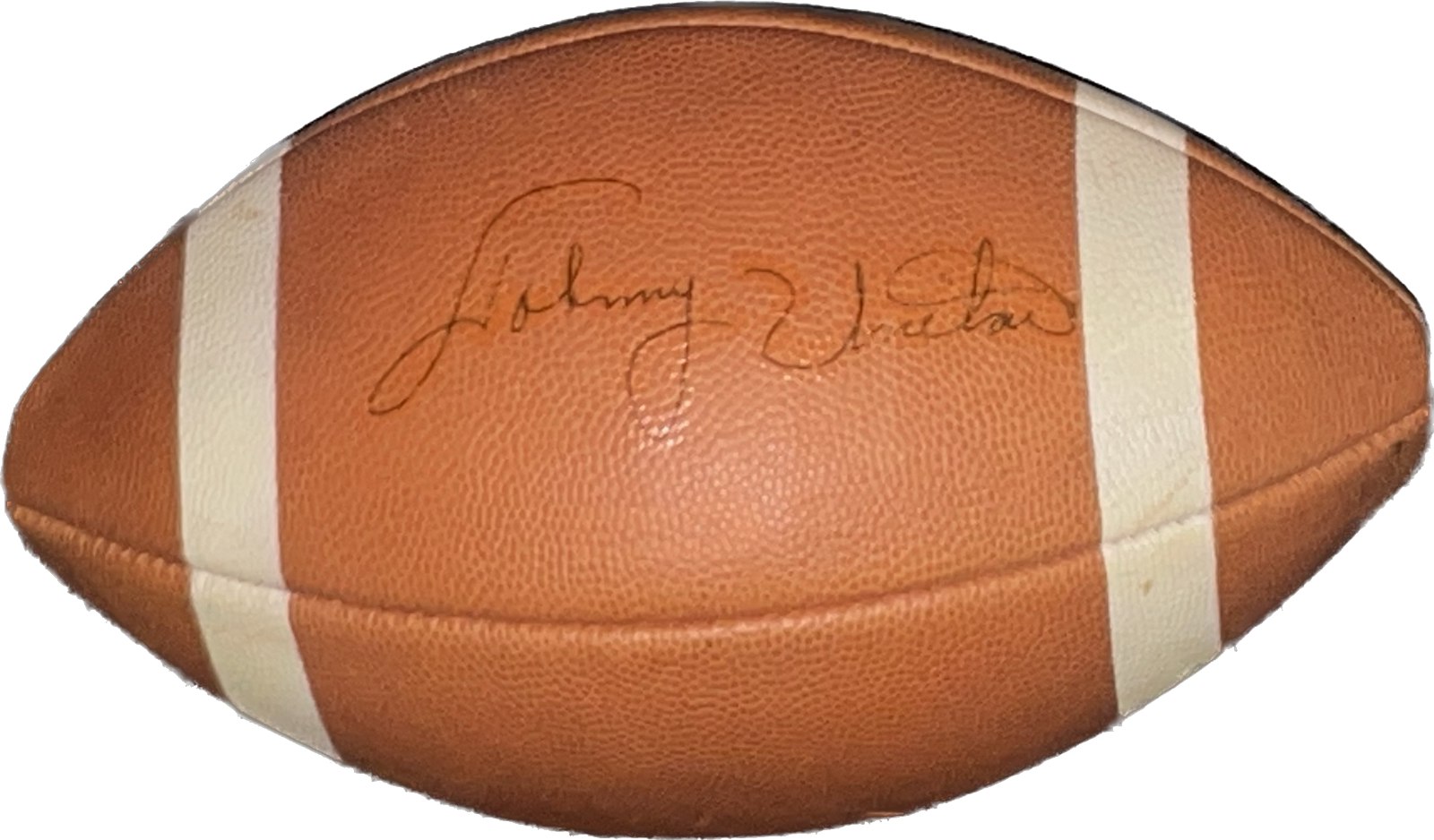 Johnny Unitas Signed "Joe Foss Spalding Official Game Football" Vintage ...
