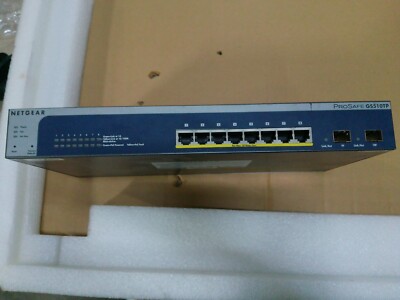 Netgear ProSafe GS510TP 8-port Gigabit PoE+ Smart Managed Switch 2 ...