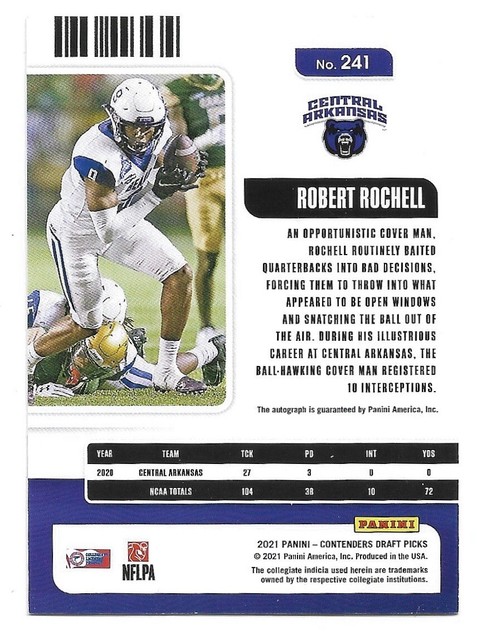 2021 Panini Contenders Draft Picks - College Ticket Autographs #241 ...