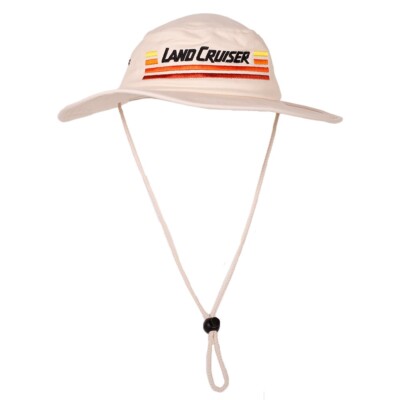 TOYOTA LANDCRUISER HAT WIDE BRIM HAT RETRO VINTAGE LINES STYLE LARGE ...