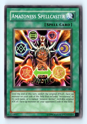 Moderatly Played Yu-Gi-Uh Amazoness Spellcaster #MFC-084 tcg | eBay