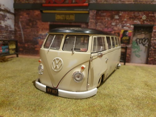 VW combi T1 bus 1963 1/18 rat rod modified umbau conversion volkswagen ...
