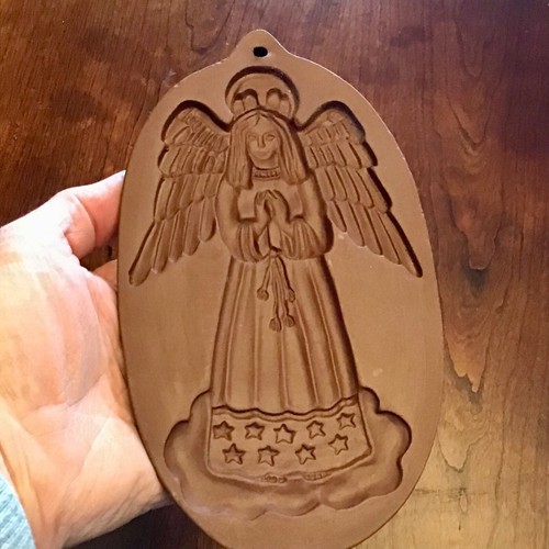 Vintage Hartstone Stoneware Cookie Art Mold Cornucopia Peace & Plenty ...