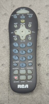 RCA Universal Remote Control RCR312WR for TV VCR DVD Cable box. Pre ...