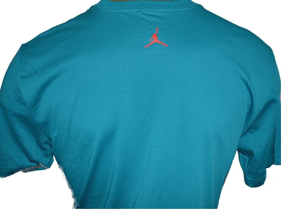 NEW Jordan Chris Paul CP3 Basketball T-shirt Teal Mens Medium San ...