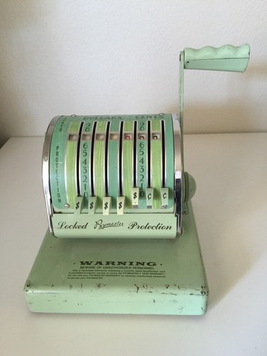 PAYMASTER MODEL X-900 CHECK WRITER AS-IS | eBay