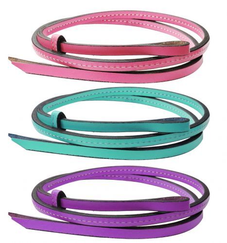 Barrel Racing Tack Showman 50" Leather Over Under Whip - Double ...