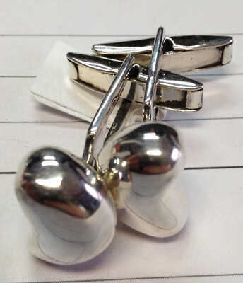 LG832CL Red Bean Cuff links Sterling Silver New Orleans Artist LetyG | eBay