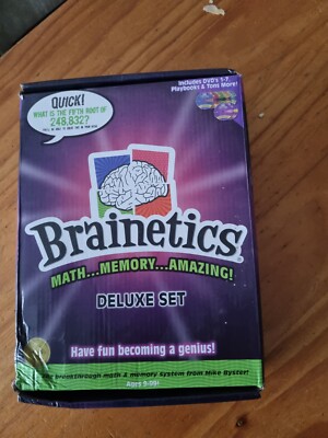 Brainetics Maths Memory Amazing - DELUXE SET - DVDs 1-7 New & Sealed ...