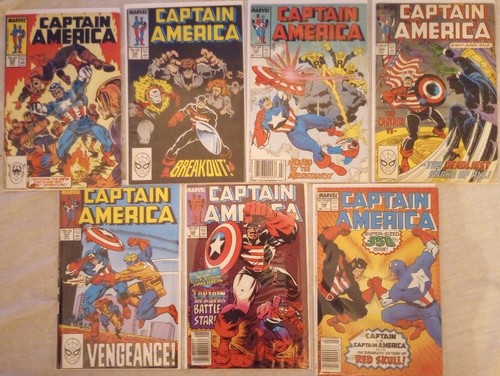 Marvel Comics Captain America Lot #335 340 342 343 344 345 347 349 350 ...