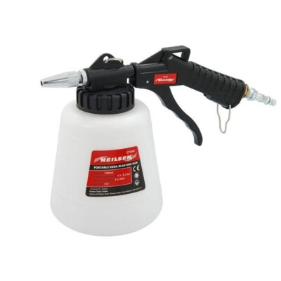 Portable Soda Blaster Gun Air Compressor Blasting Hand Held 1000Ml | eBay